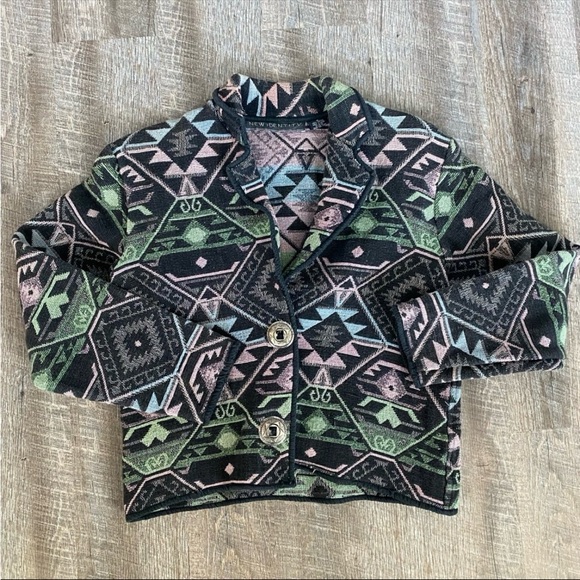 New Identity | Jackets & Coats | New Identity Aztec Print Jacket | Poshmark